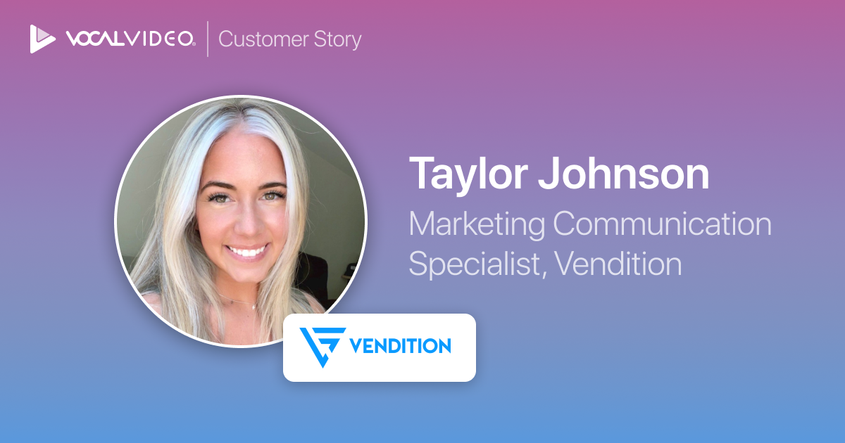 How Vendition went from painstaking video production to a pipeline of ...