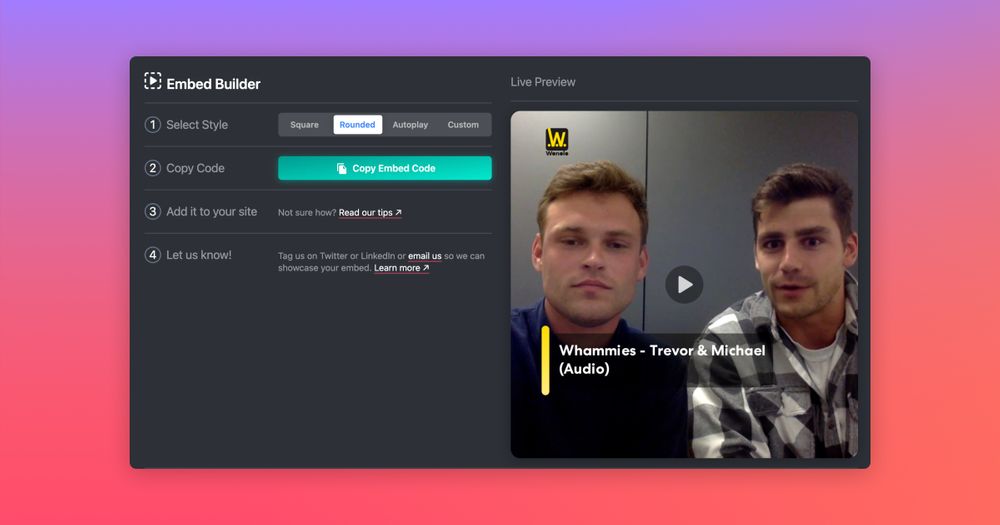 Adding Vocal Video Embed Codes to Your Site - Vocal Video Help Center